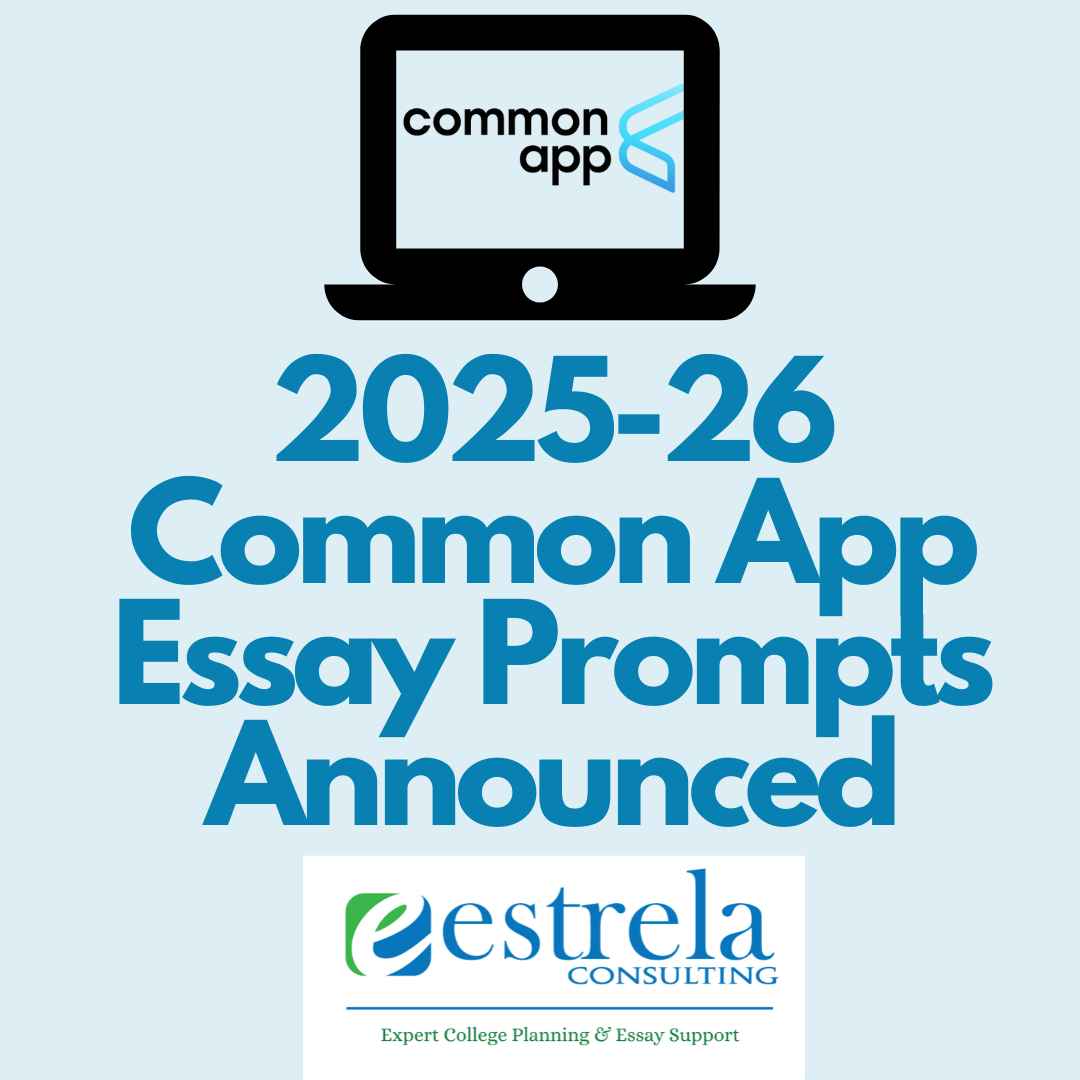 2025-2026 Common App Essay Prompts Announced