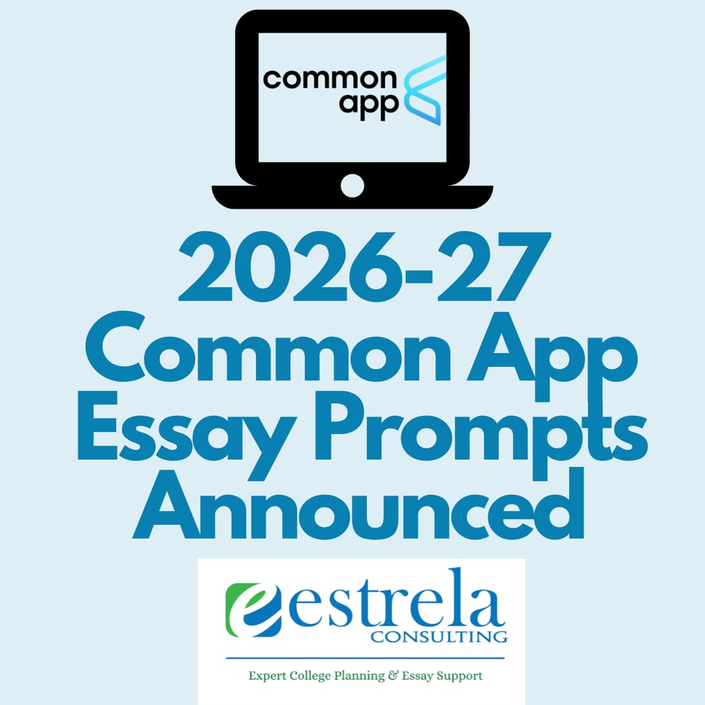 2026-2027 Common App Essay Prompts Announced