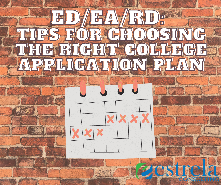 ED/EA/RD: Tips for Choosing the Right College Application Plan